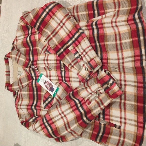 Sage | Jackets & Coats | Cozy Plaid Sherpa Lined Shacket | Poshmark